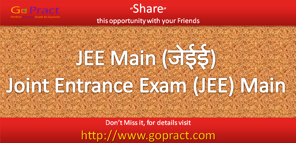 JEE Main Exam details